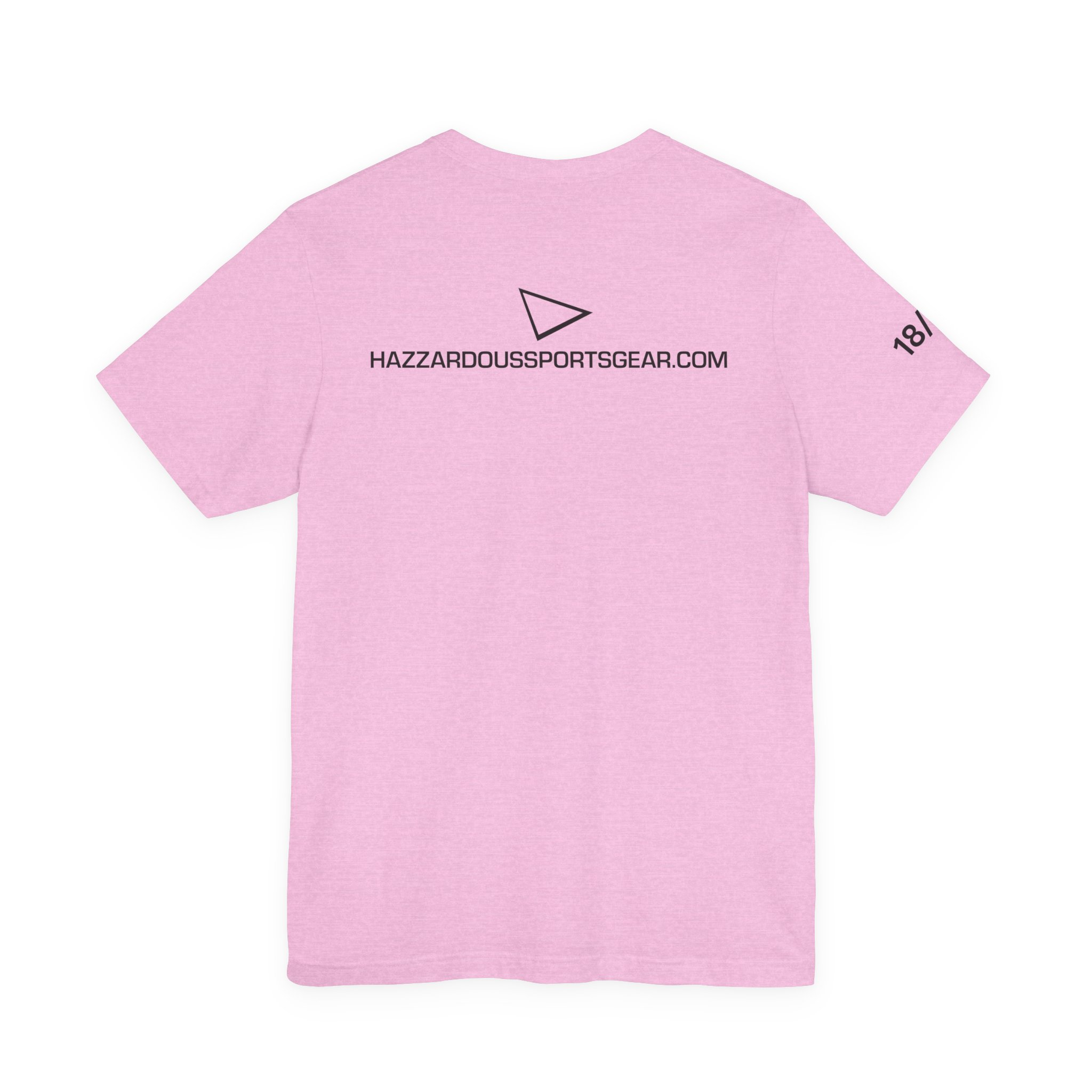 Pink Shirt With A Hazzardous Sports Gear Black Logo - Hazzardous Sports ...